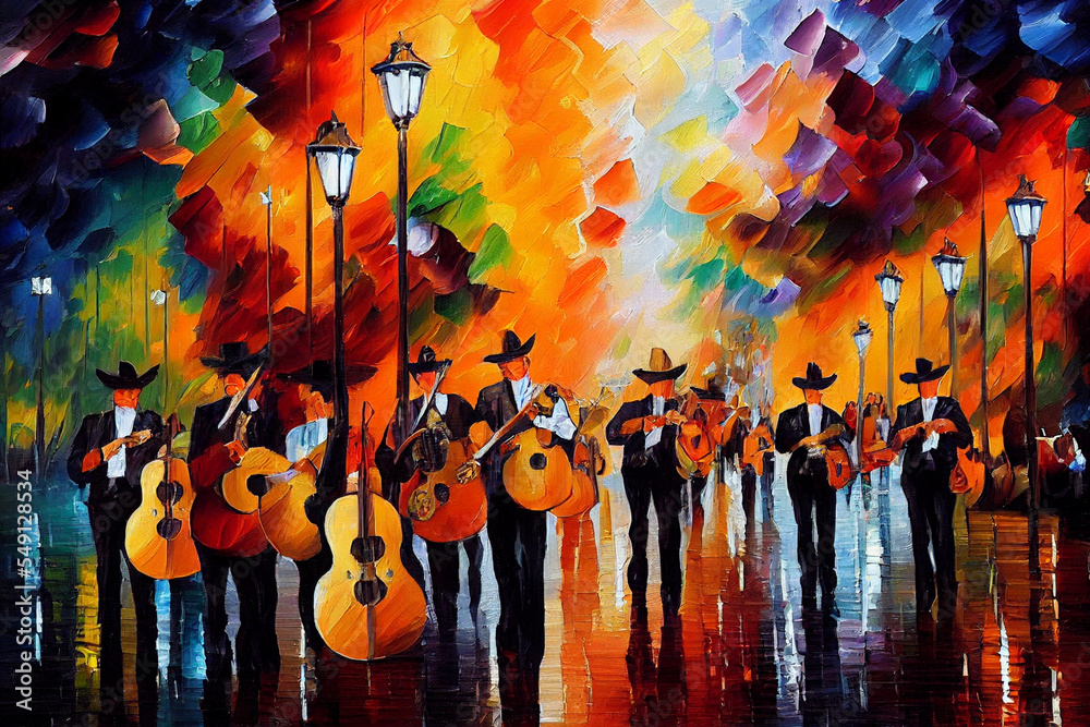 Mexican Mariachi Art