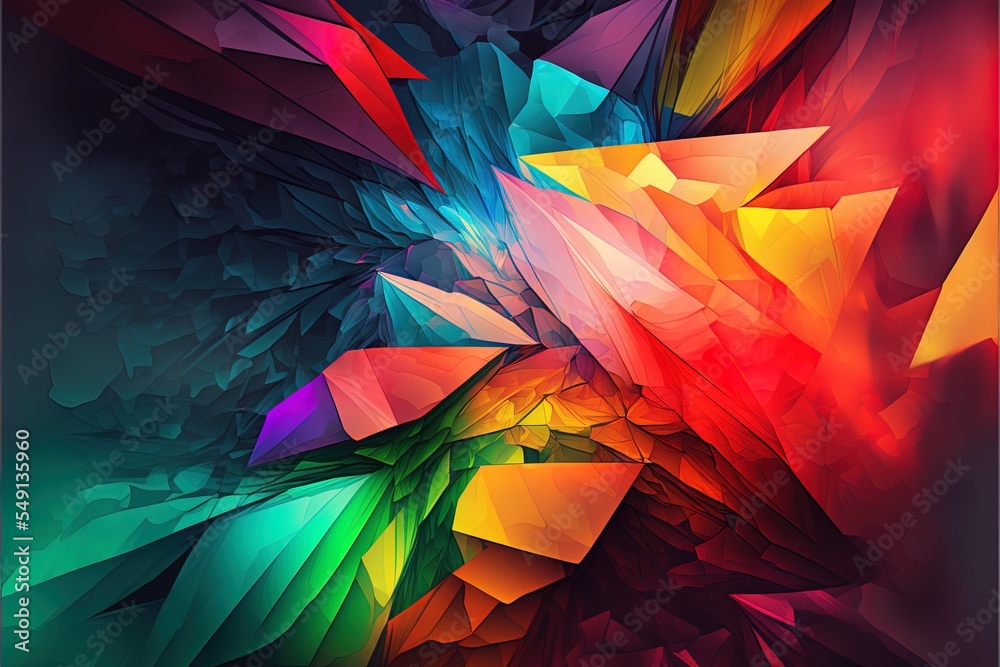 Multi Colored Abstract Backgrounds