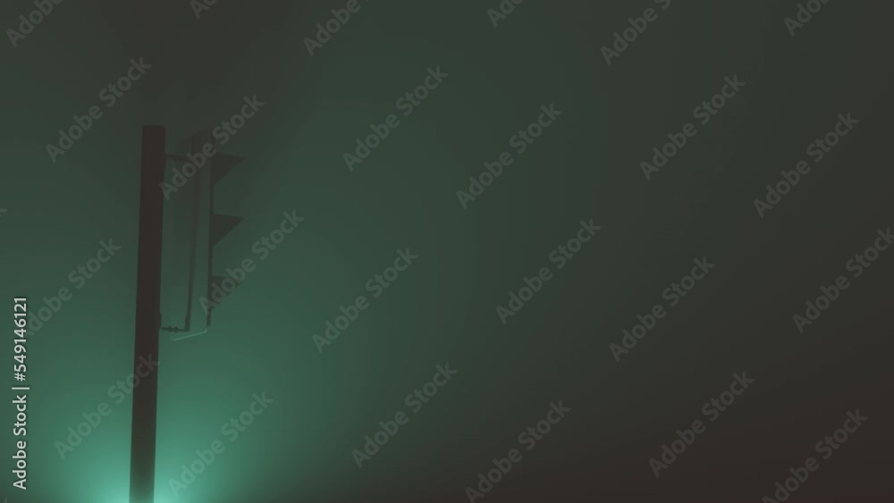 Traffic lights blinking at late night, Flashing yellow traffic signals ...