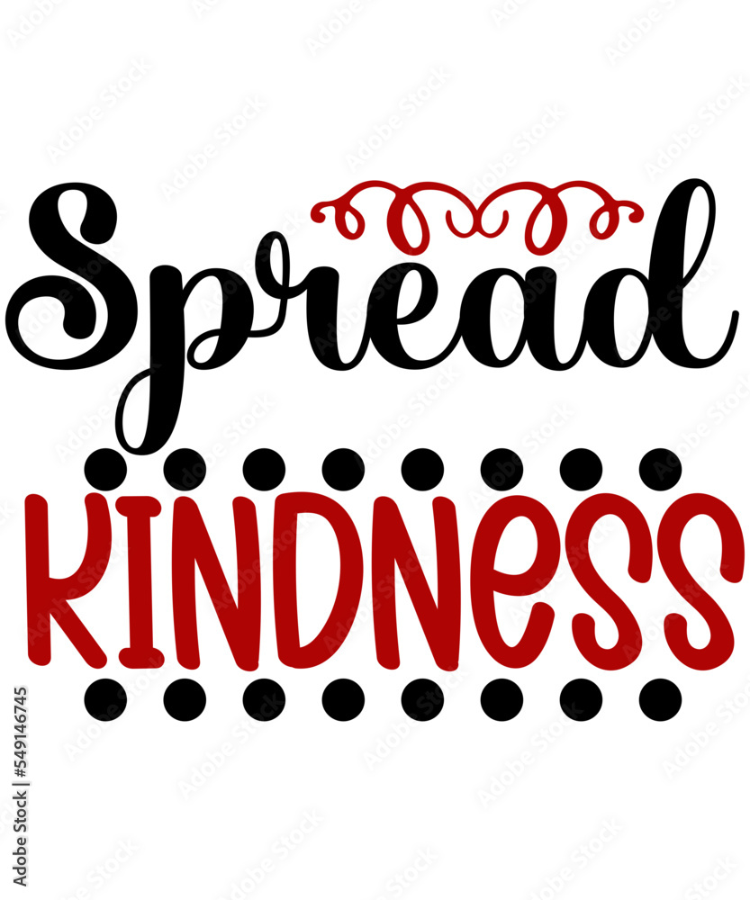 Kindness SVG Bundle, Inspirational Svg, Kind Cut File, Be Kind Svg Cut ...
