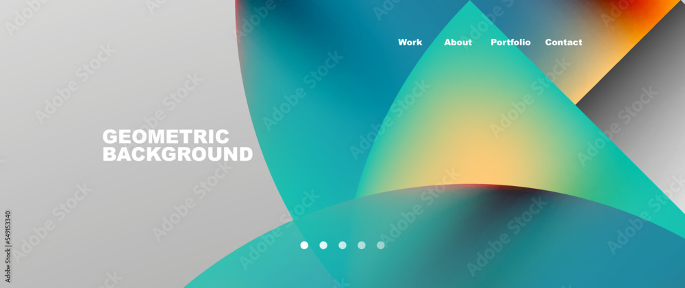 Circles and round elements abstract background design for wallpaper ...
