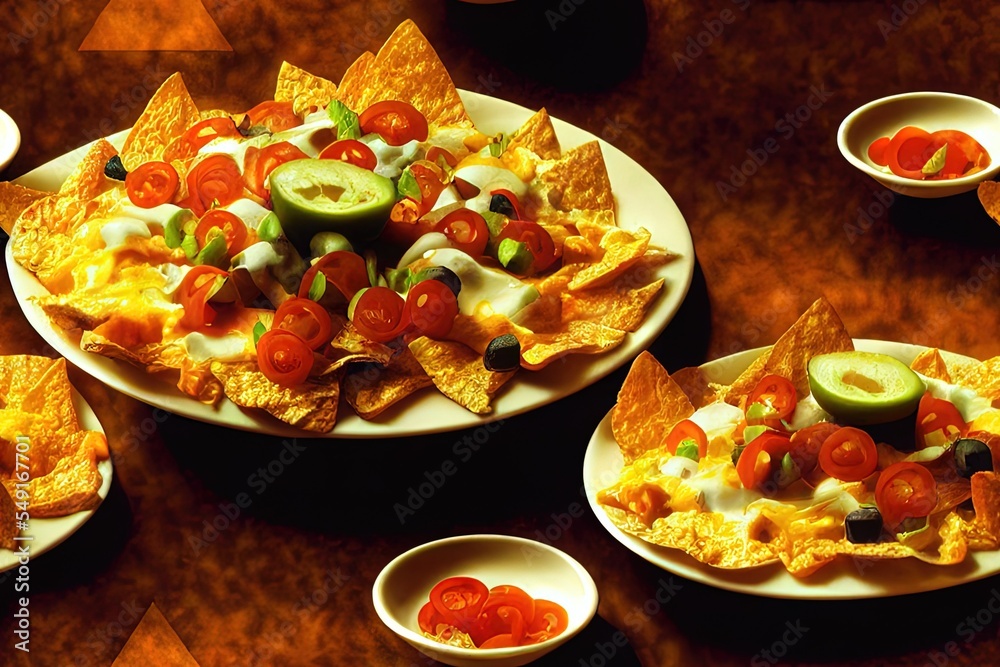 Nacho Nachos Seamless Texture Pattern Tiled Repeatable Tessellation ...