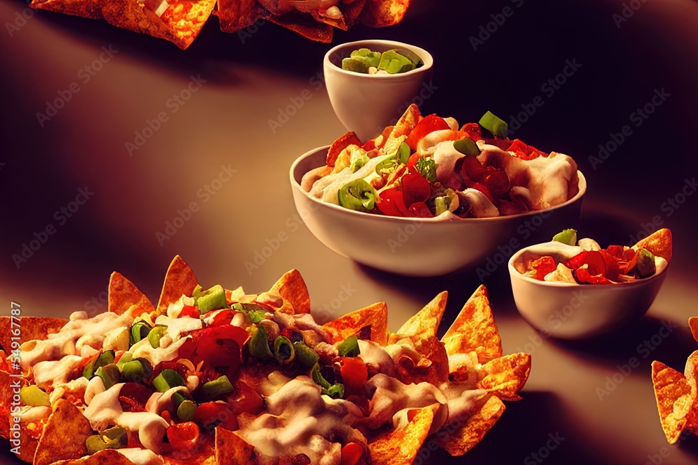 Nacho Nachos Seamless Texture Pattern Tiled Repeatable Tessellation ...
