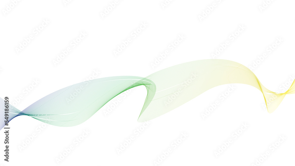 Waveform smooth curved lines Abstract design Stock Vector | Adobe Stock