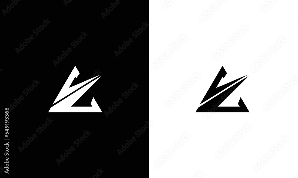 CC logo design concept with background. Initial based creative minimal ...