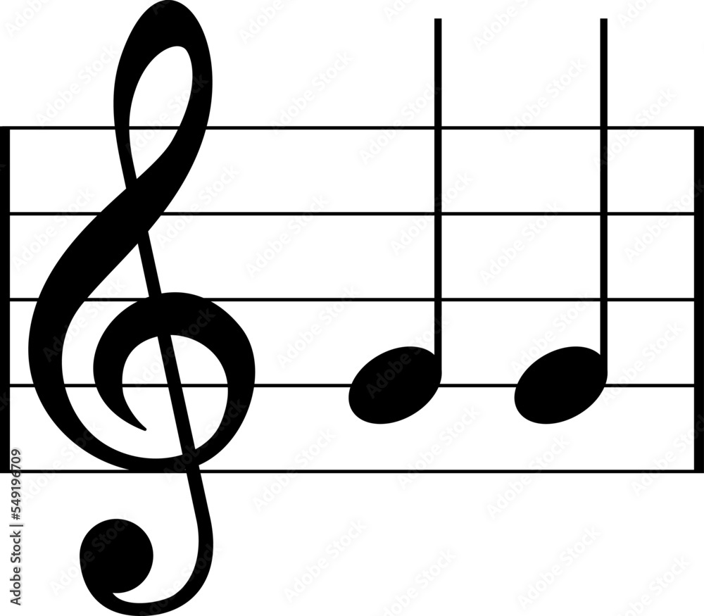 Musical Notes, Keys, Pauses and other symbols in the vector. A complete ...