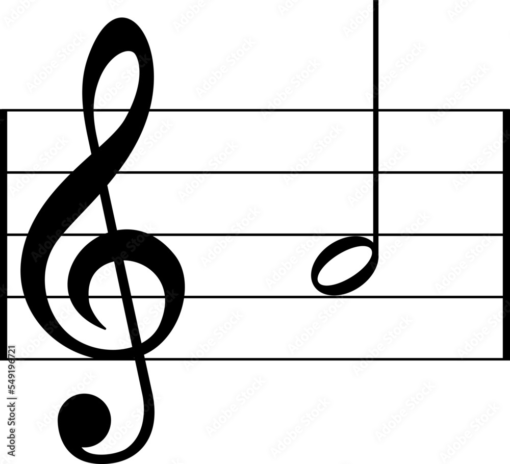 Musical Notes, Keys, Pauses and other symbols in the vector. A complete ...