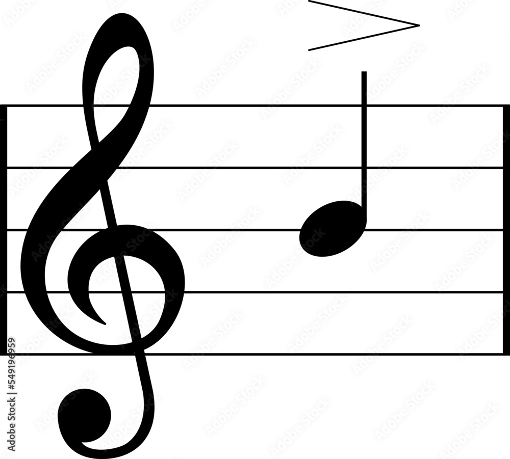 Musical Notes, Keys, Pauses and other symbols in the vector. A complete ...