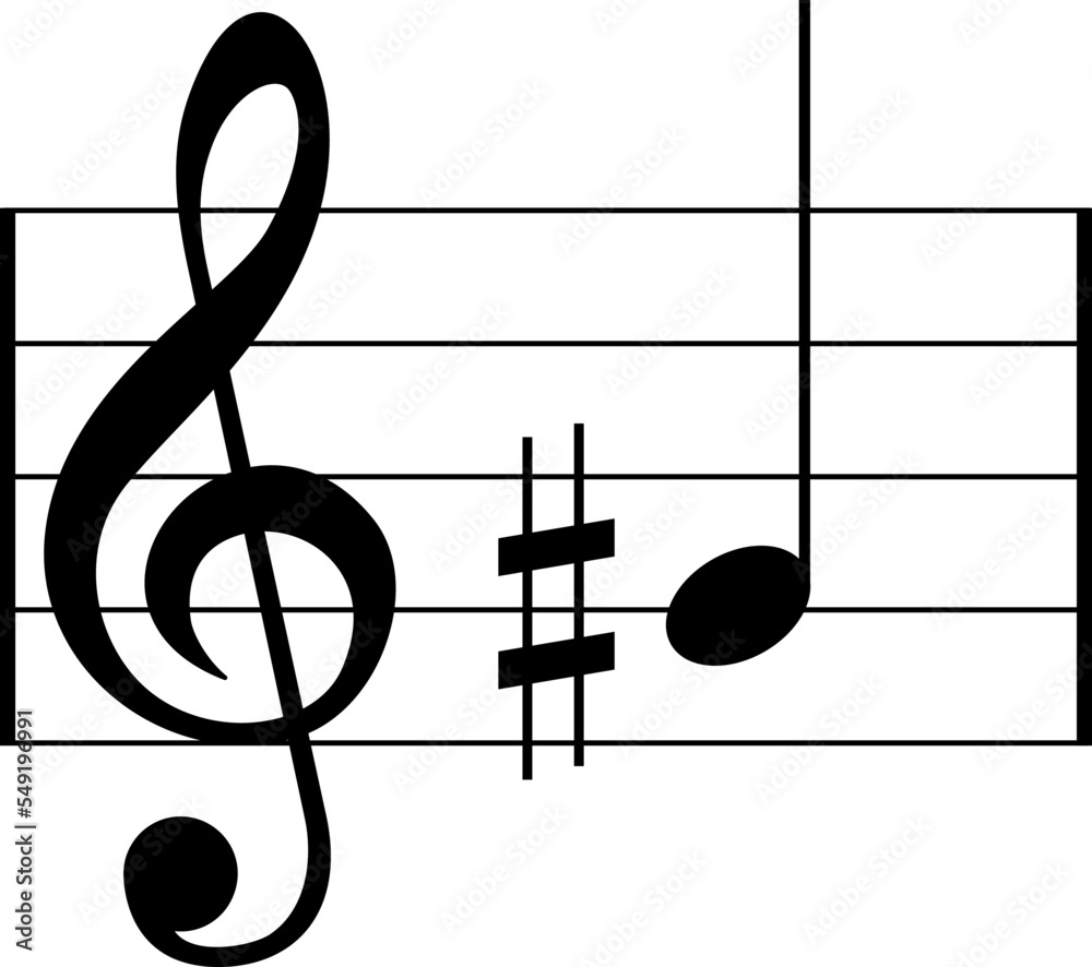 Musical Notes, Keys, Pauses and other symbols in the vector. A complete ...