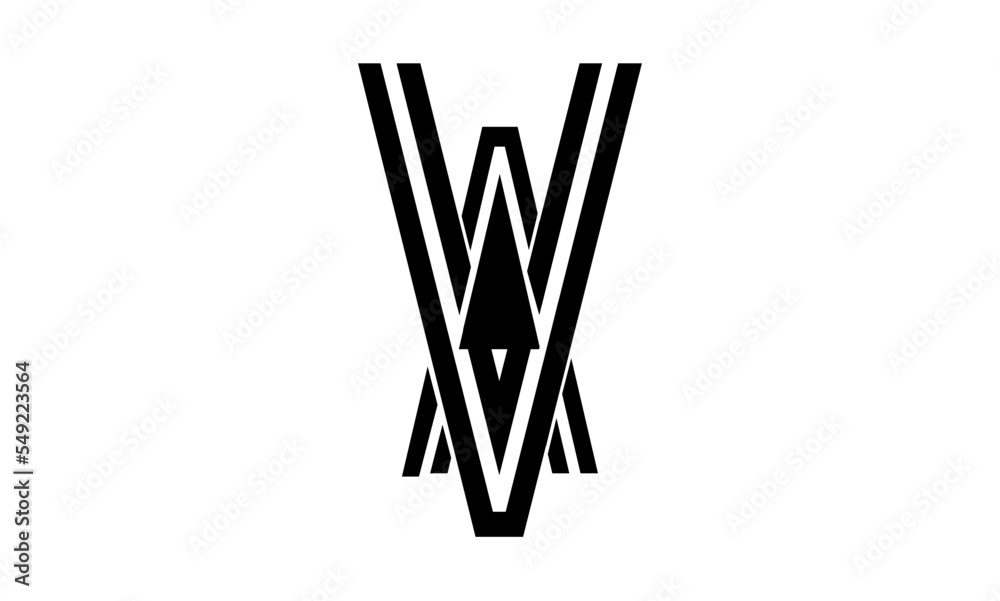 logo av line art Stock Vector | Adobe Stock