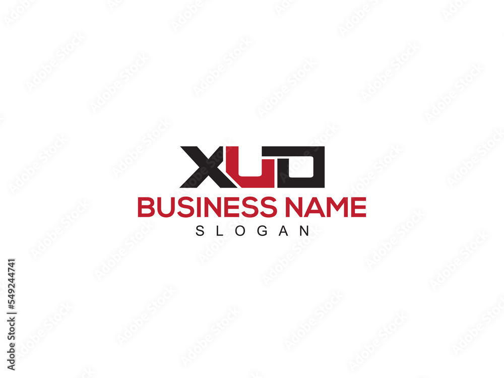 XUO x u o Logo Design Vector Templates Stock Vector | Adobe Stock