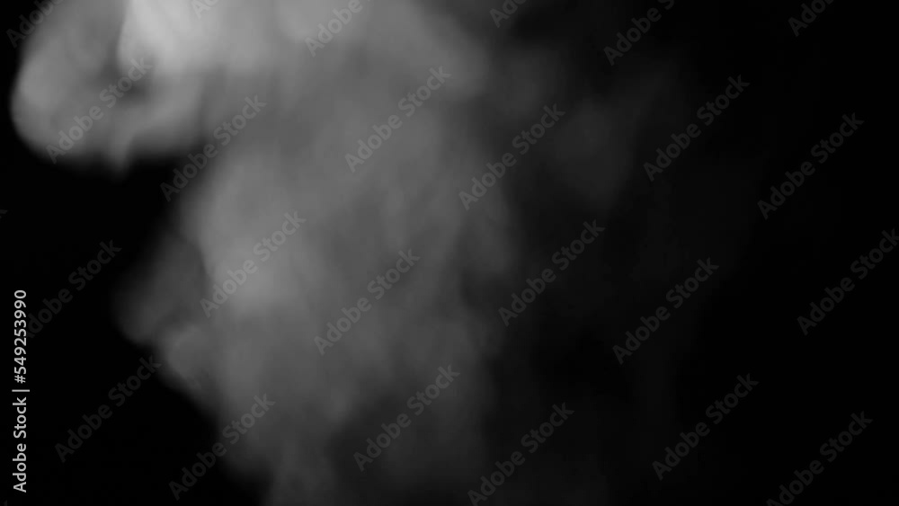 Atmospheric smoke from factory pipe. Fog effect. VFX Element. Haze ...