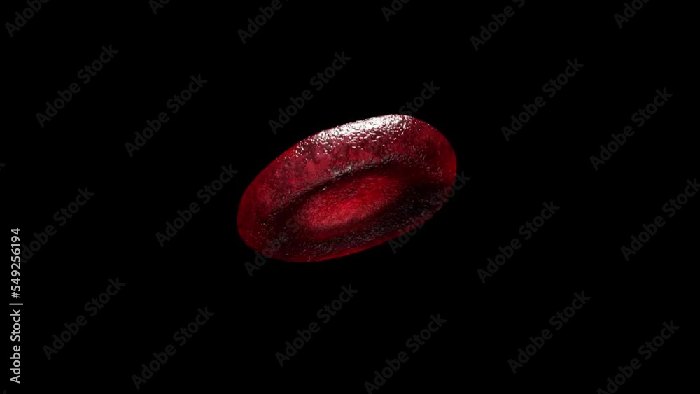 Red blood cell moving. The blood vessels are the components of the ...