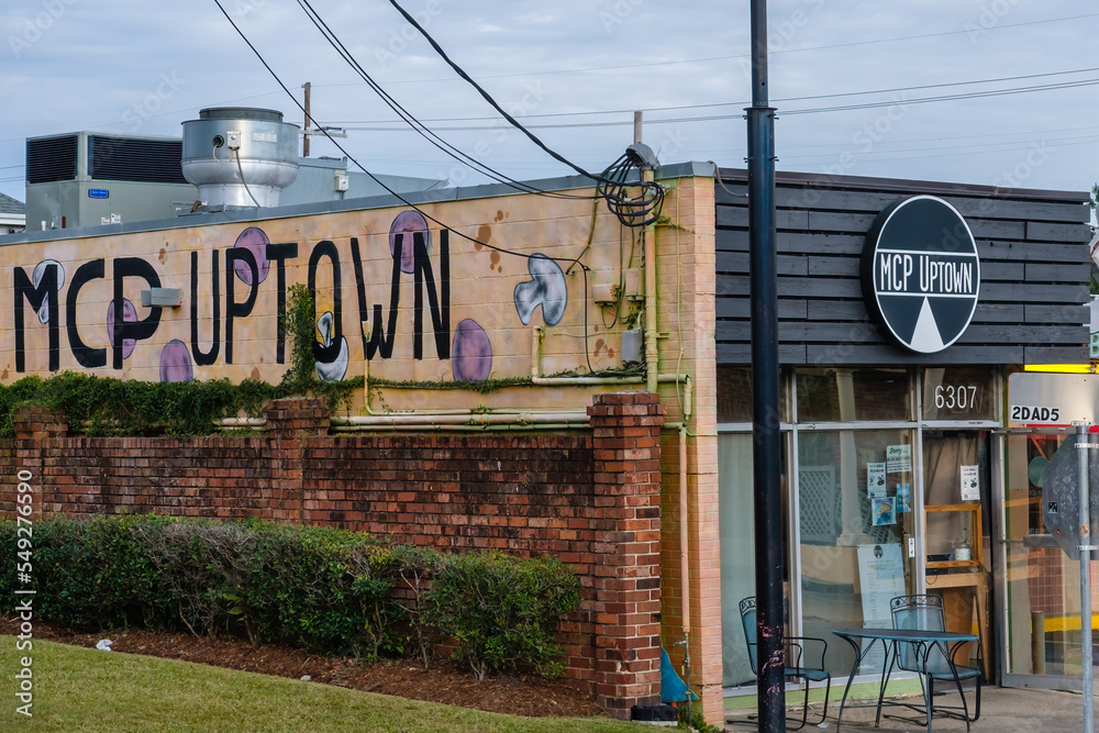 Front and Side View of Mid City Pizza Uptown Location in on November 21 ...