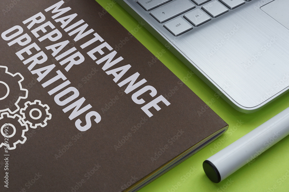 Maintenance Repair Operations MRO is shown using the text Stock Photo ...