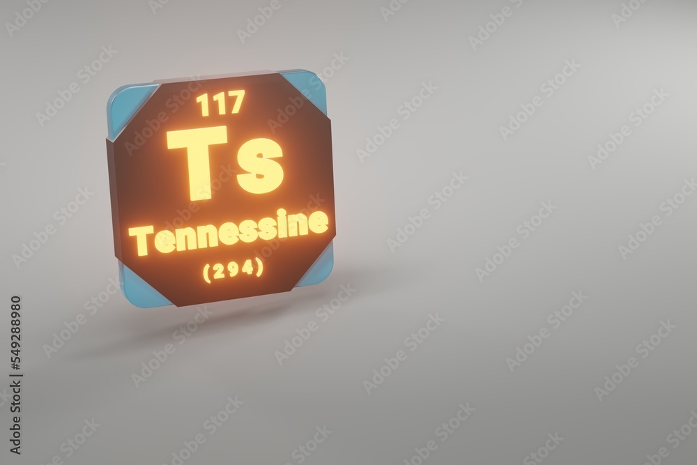 Beautiful abstract illustrations Standing black and fire Tennessine ...