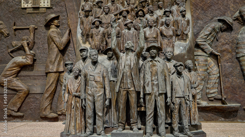 Texas African American History Memorial at State Capitol in Austin ...