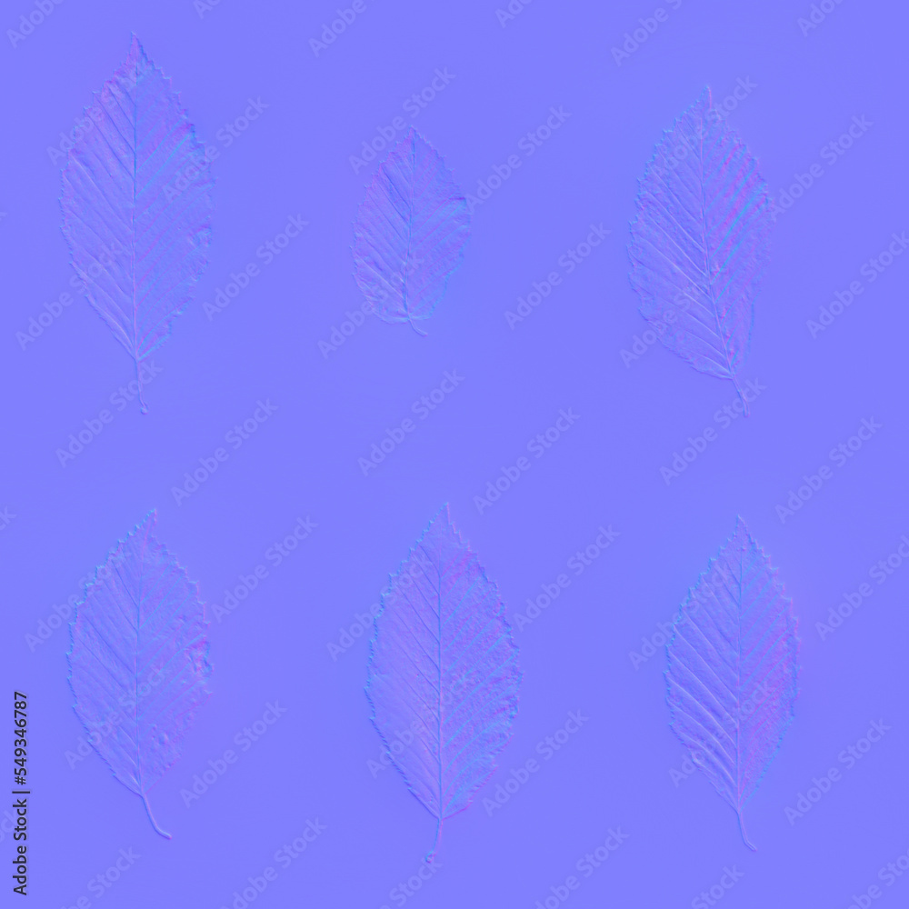 Leaves normal map texture. Leaf bump map. Stock-Illustration | Adobe Stock