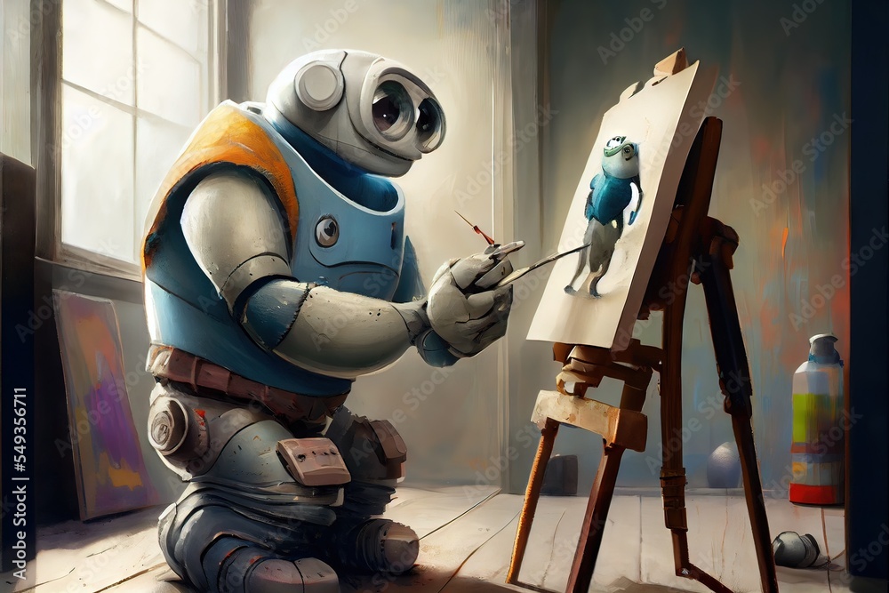 AI artist image generated by artificial intelligence. Prompt craft and ...