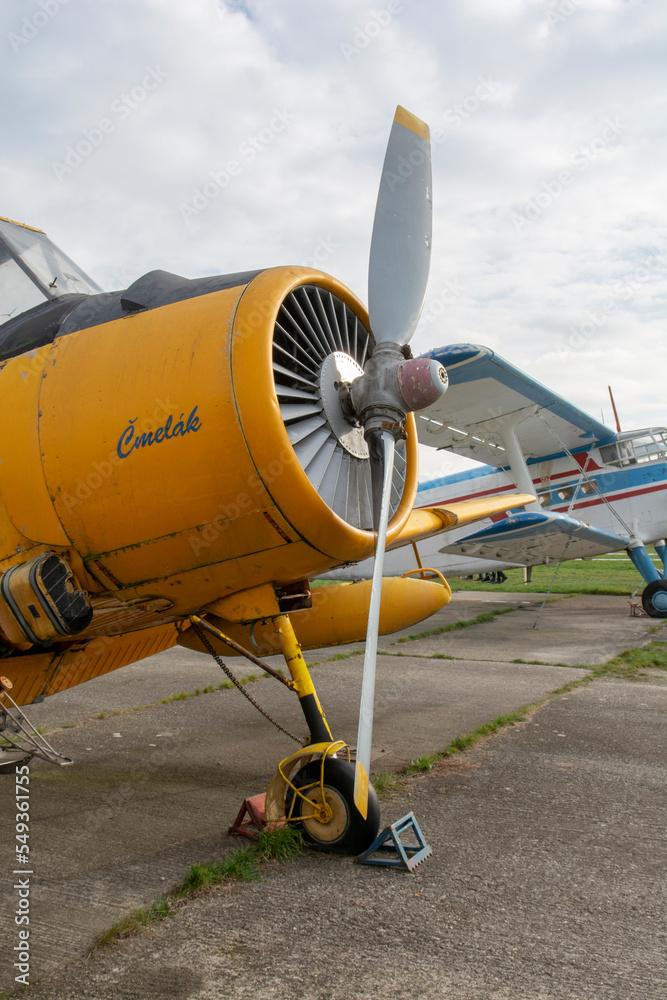 Dubnica nad Vahom, Slovakia - November , 19, 2022 : The Zlin Z-37 ...