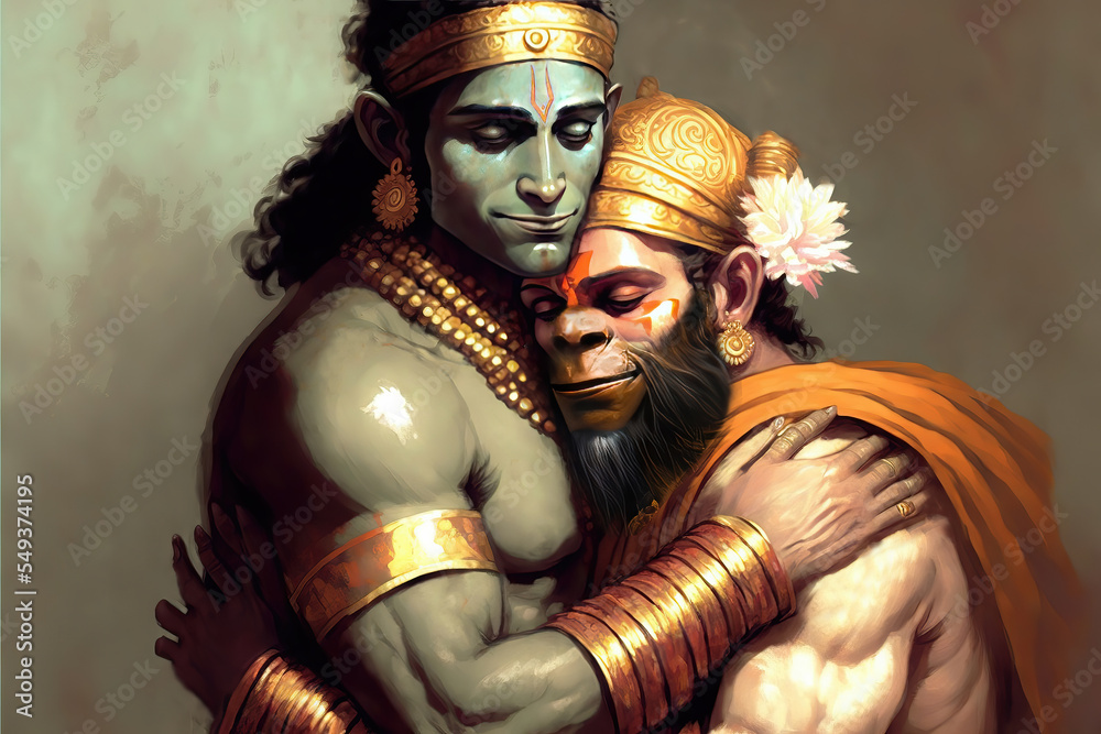 Rama And Hanuman