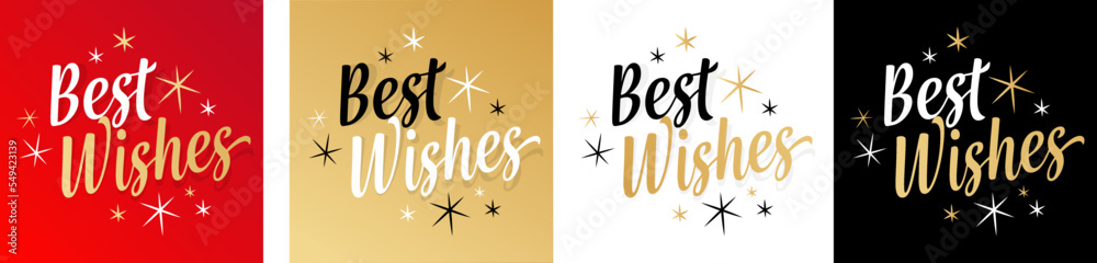 Best wishes Stock Vector | Adobe Stock