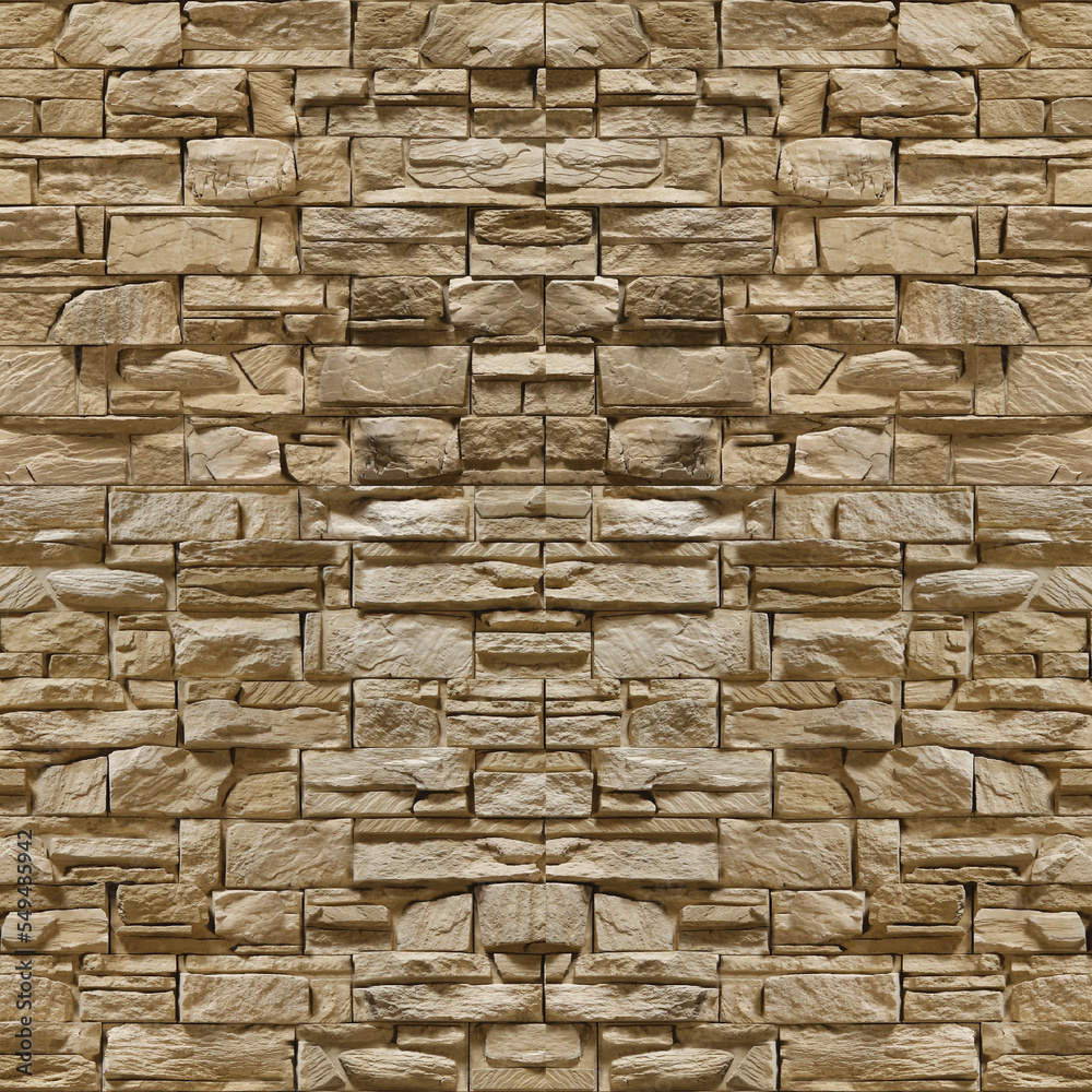beautiful skin color Brickwork texture, stone texture - stone cladding ...