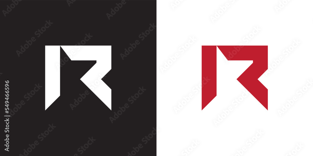 Minimal Wr Logo Icon Of A Rw Letter On A Luxury Background Logo Idea