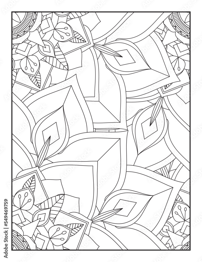 Mandala Coloring Pages, Pattern Coloring Page, Adult Coloring Page ...