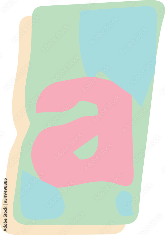 Magazine Cutout Alphabet Letter A, Ransom Note Letter A, Lowercase ...