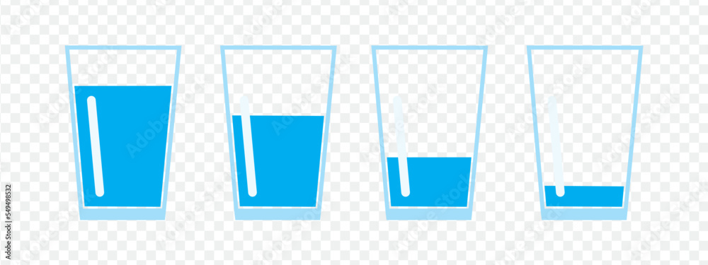 Glass Of Water Outline