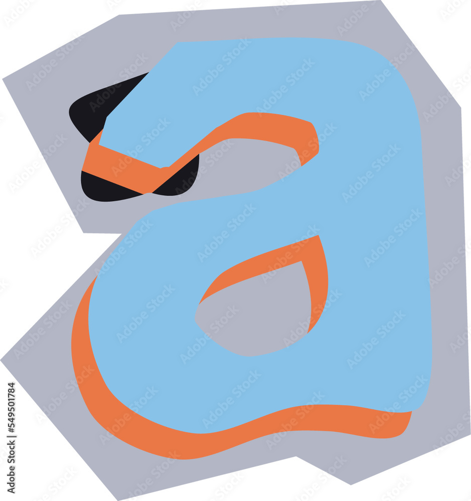 Magazine Cutout Alphabet Letter A, Ransom Note Letter A, Lowercase ...