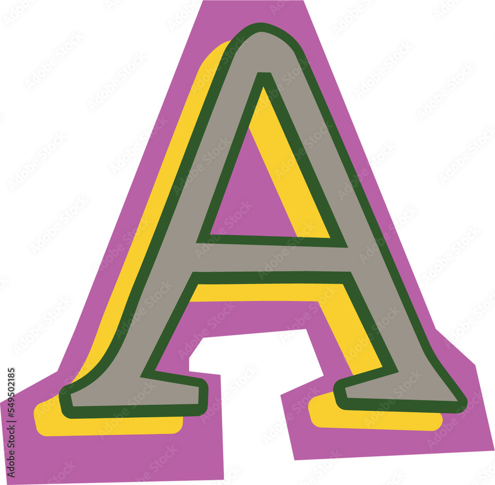 Magazine Cutout Alphabet Letter A, Ransom Note Letter A, Uppercase ...