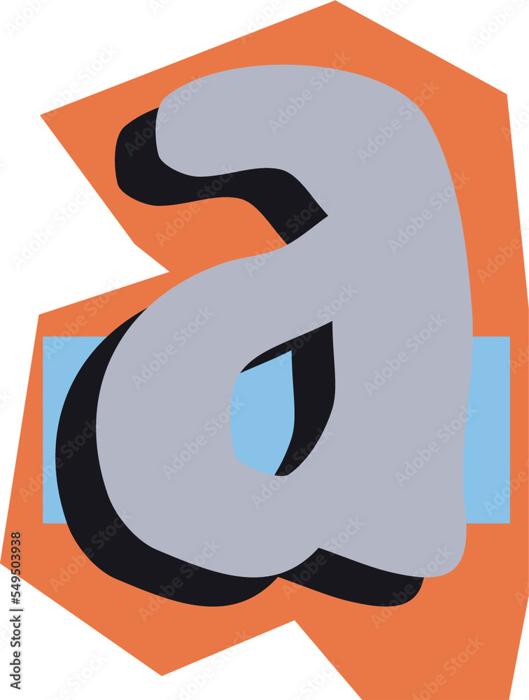 Magazine Cutout Alphabet Letter A, Ransom Note Letter A, Lowercase ...