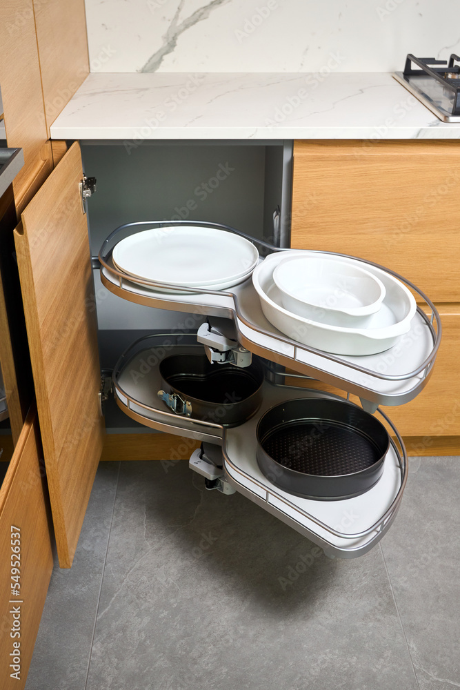 Kitchen access mechanism Magic corner for Blind Corner Cabinets ...