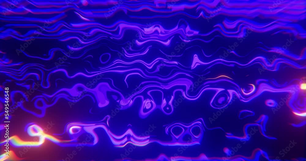 Beautiful colored rain pink-blue neon tubes with backlight. Digital ...