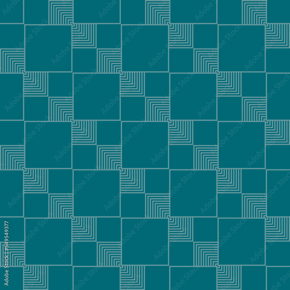Geometric squares pattern. Vector abstract seamless texture with lines ...