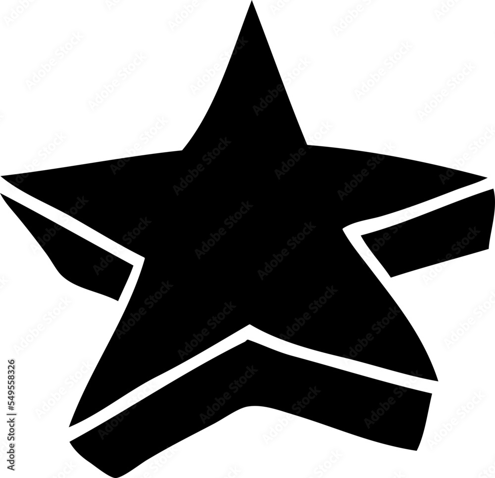 outline cartoon shooting star Stock Vector | Adobe Stock