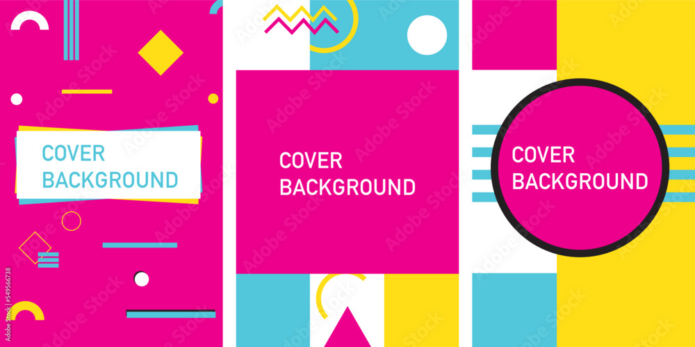 Covers with minimal design. Cool geometric backgrounds for your design ...