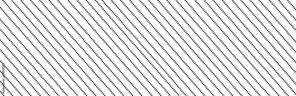 Diagonal dashed lines pattern on white background. Dotted lines pattern ...
