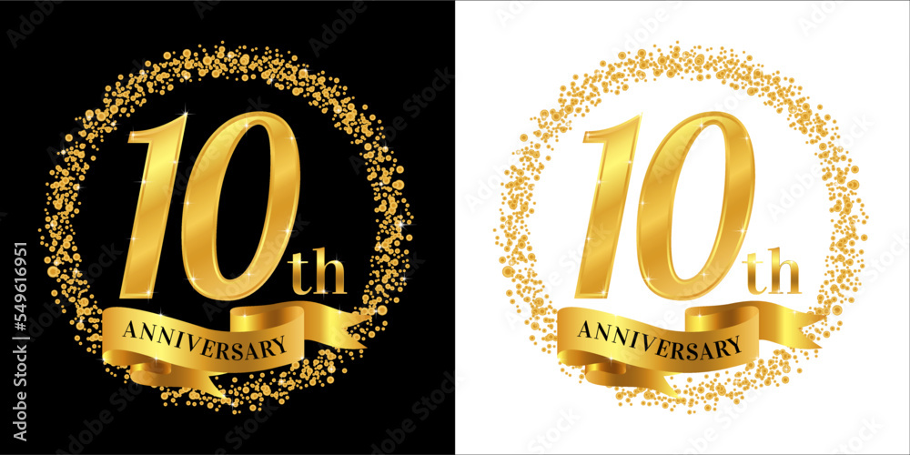 10th Anniversary Ribbon
