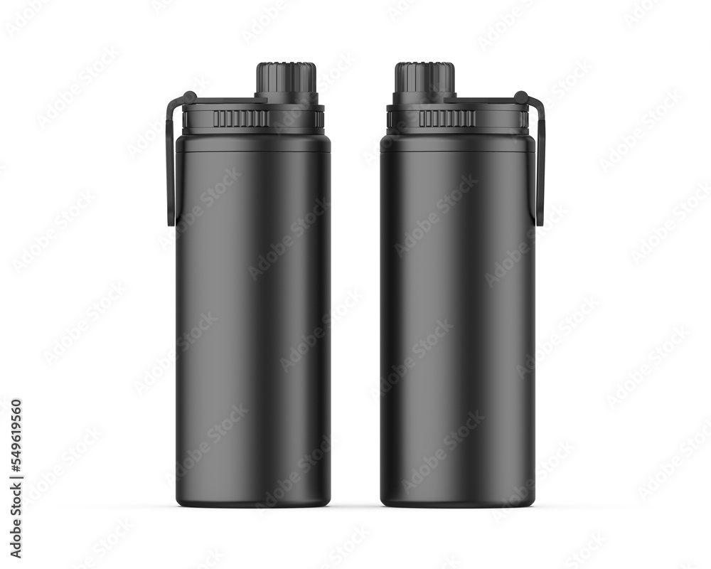 Aluminum white blank shiny sipper bottle ready for your design and ...