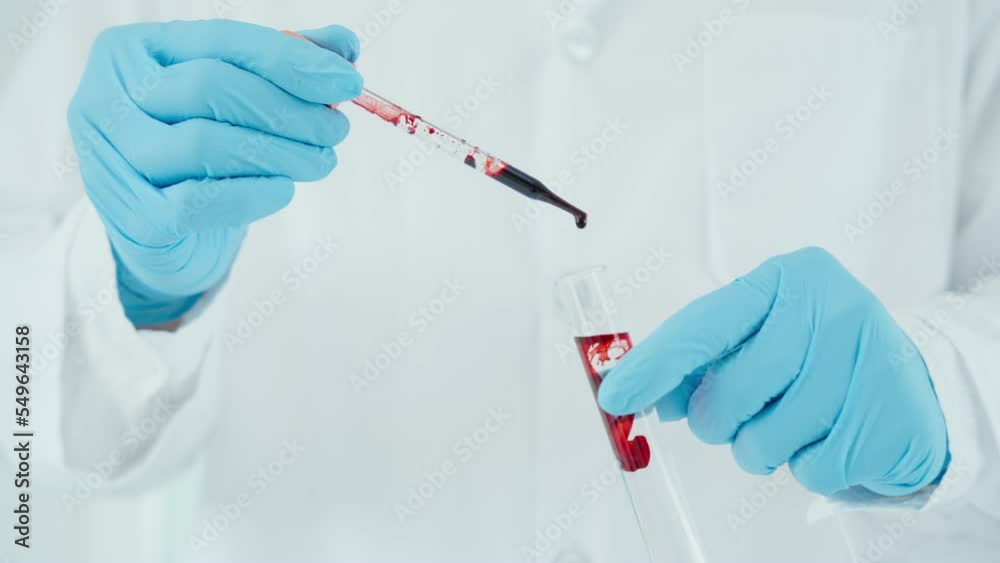 Scientists are check chemical residues in the laboratory. food lab ...