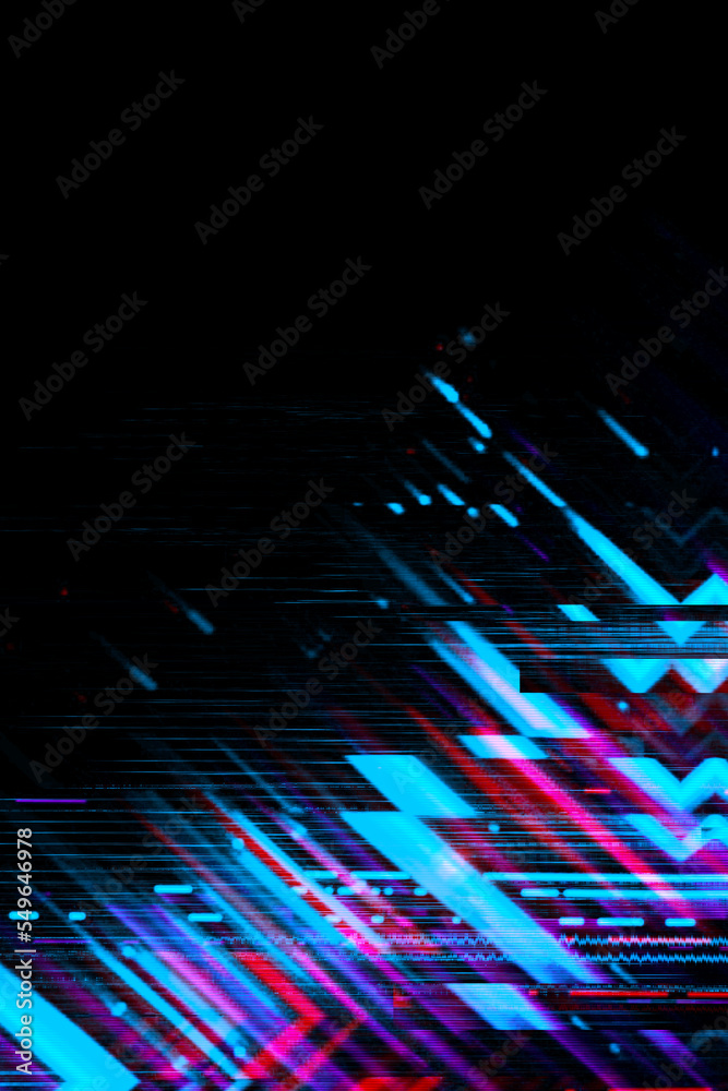 Abstract blue pink mint geometric background interlaced digital ...