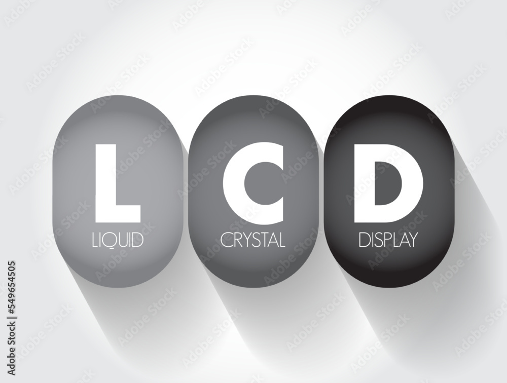 LCD - Liquid Crystal Display is a type of flat panel display which uses ...