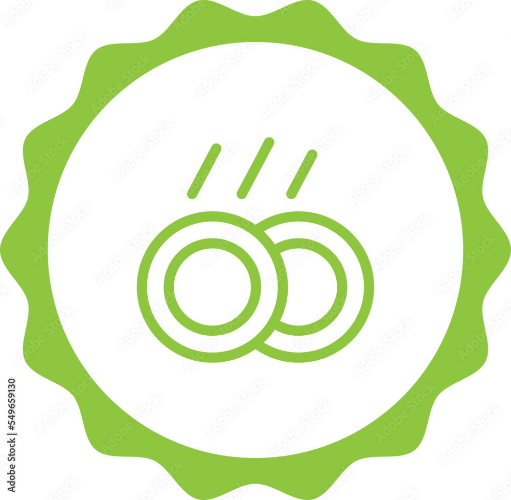 dishwasher green stamp. Symbol, outline icon, tag, badge, label, circle ...