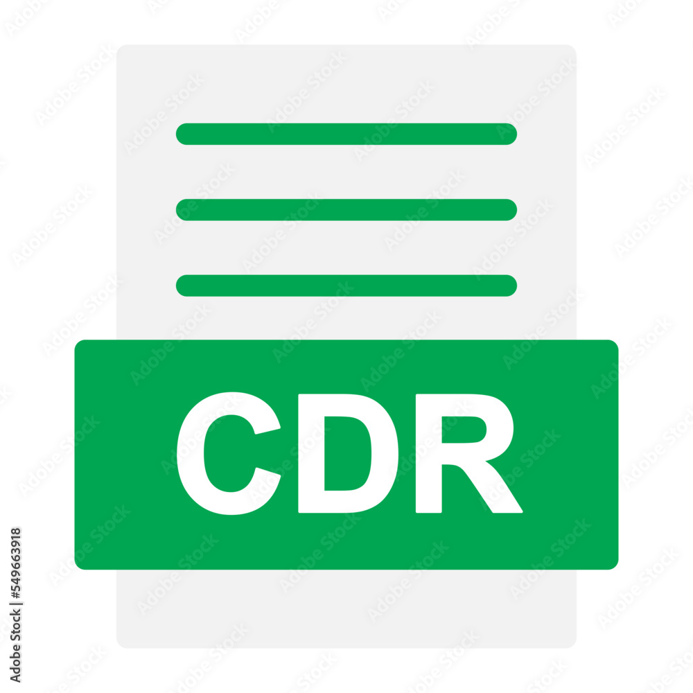 cdr file Stock Vector | Adobe Stock
