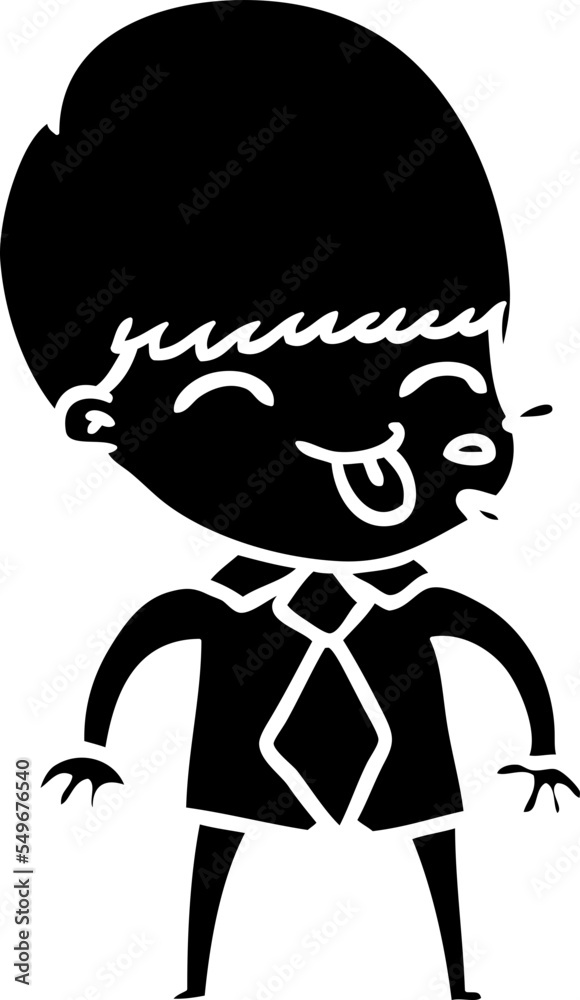 cartoon rude man Stock Vector | Adobe Stock