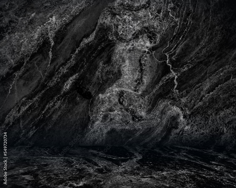 Abstract Natural Black marble texture background on marble floor : Top ...