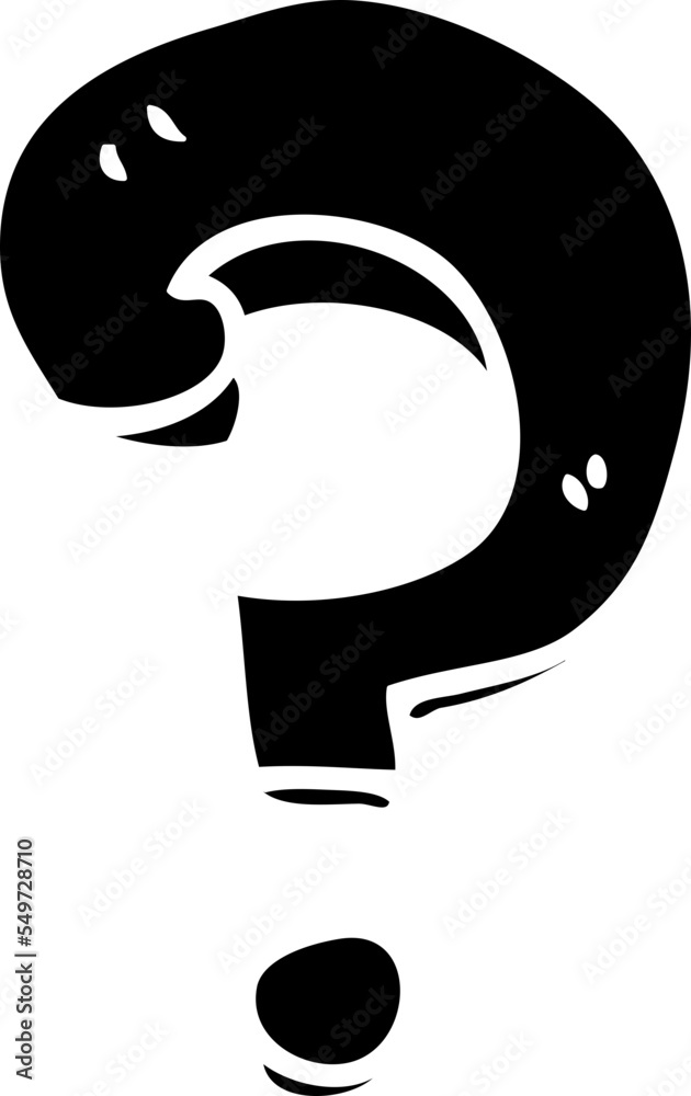 cartoon question mark Stock Vector | Adobe Stock